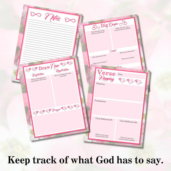 Inspired Everyday Printable Bible Verse Mapping Workbook – Master's ...