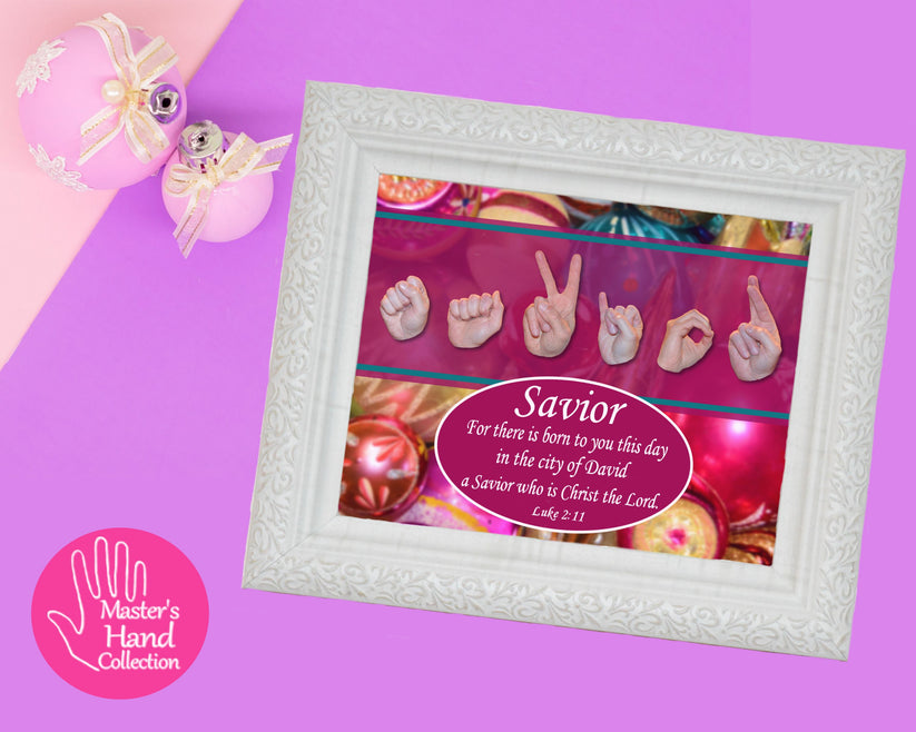 Savior Printable Bible Verse Wall Art – Master's Hand Collection